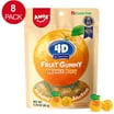 AMOS 4D Fruit Gummy Orange Burst, Fruity Snacks Jelly Filled 2.29oz Per ...