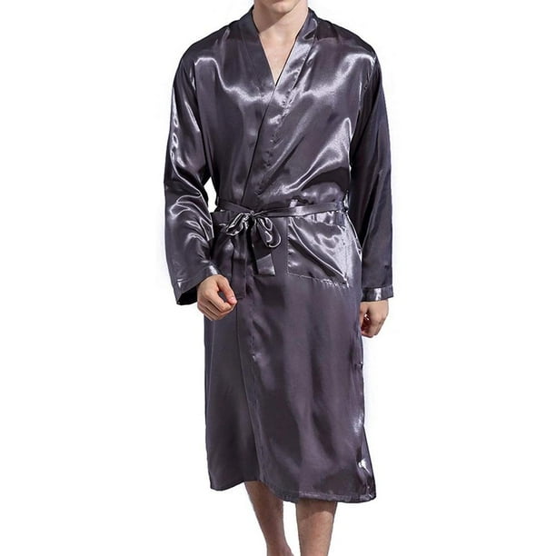 Mens Satin Robe