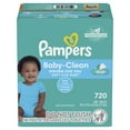 Pampers Baby Clean Wipes, Baby Fresh Scented, 9X Pop-Top Packs, 720 Ct ...