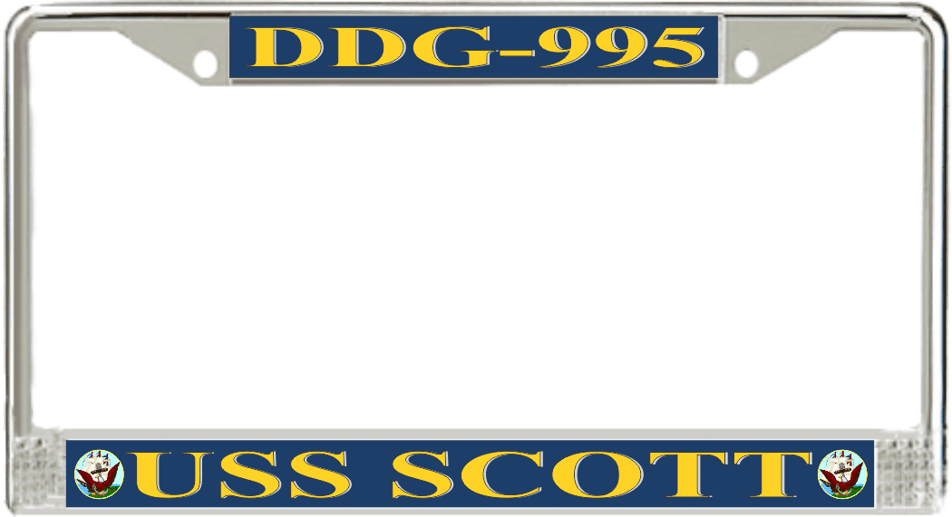 USS Scott DDG-995 License Plate Frame - Walmart.com