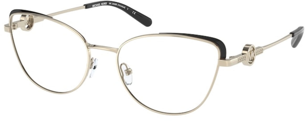Eyeglasses Michael Kors MK 3058 B 1014 Light Gold - Walmart.com