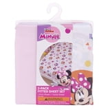 Disney Minnie Mouse Have Fun 2 Piece Toddler Fitted Sheet Set, Pink ...
