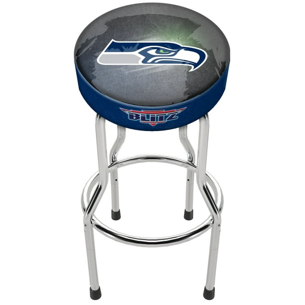 Seattle Seahawks Adjustable NFL Blitz Team Pub Stool, Arcade1Up ...