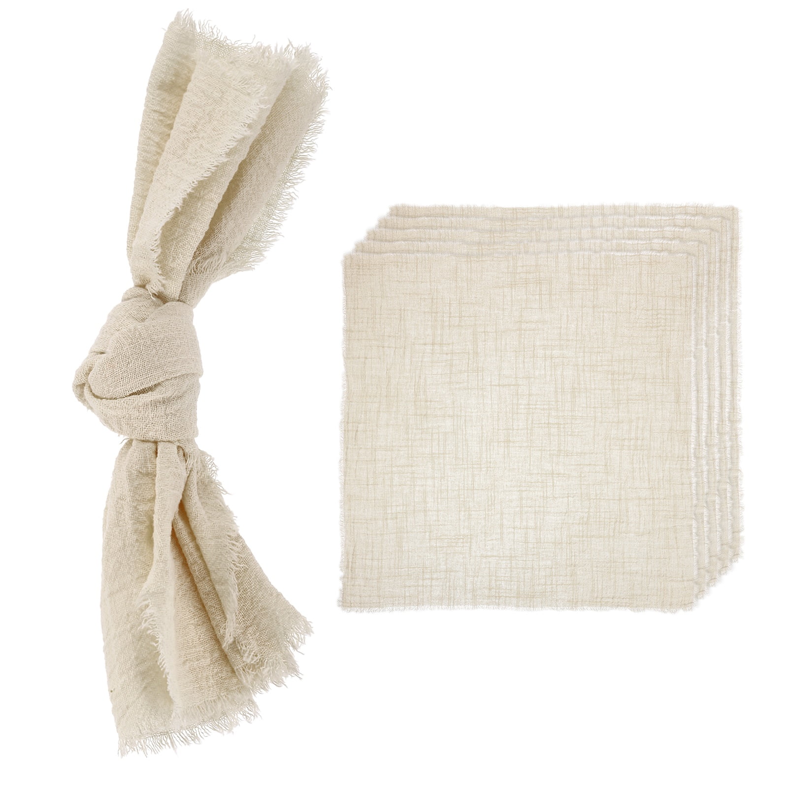 Click here for Uxcell 6 Pack Handmade Cloth Napkins  16.5x16.5 In... prices