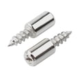 20Pcs Self-tapping Screws Cabinet Bracket Laminate Support Glass Studs ...