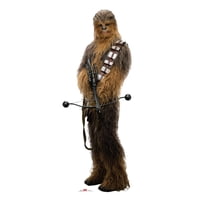 Advanced Graphics 2542 88 x 35 in. Chewbacca Holding Bow - Star Wars ...