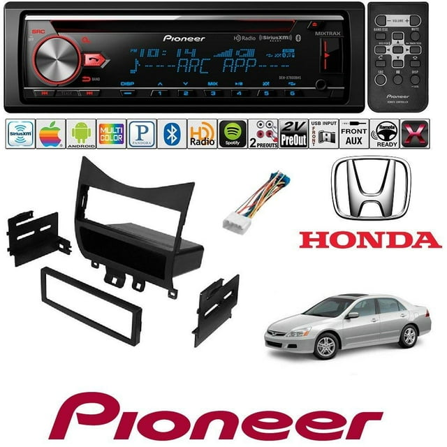 Pioneer DEH-X7800BHS CD/MP3/WMA Player Bluetooth HD Radio XM Radio Ready Remote Car Radio Stereo ...