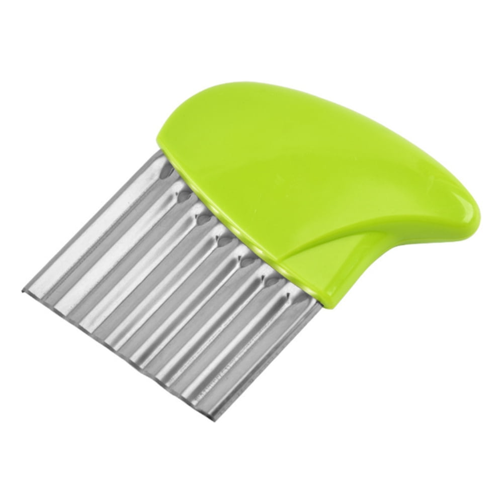 PEACNNG Vegetable Potato Carrot Wavy Cutter Potato Chips Stainless ...