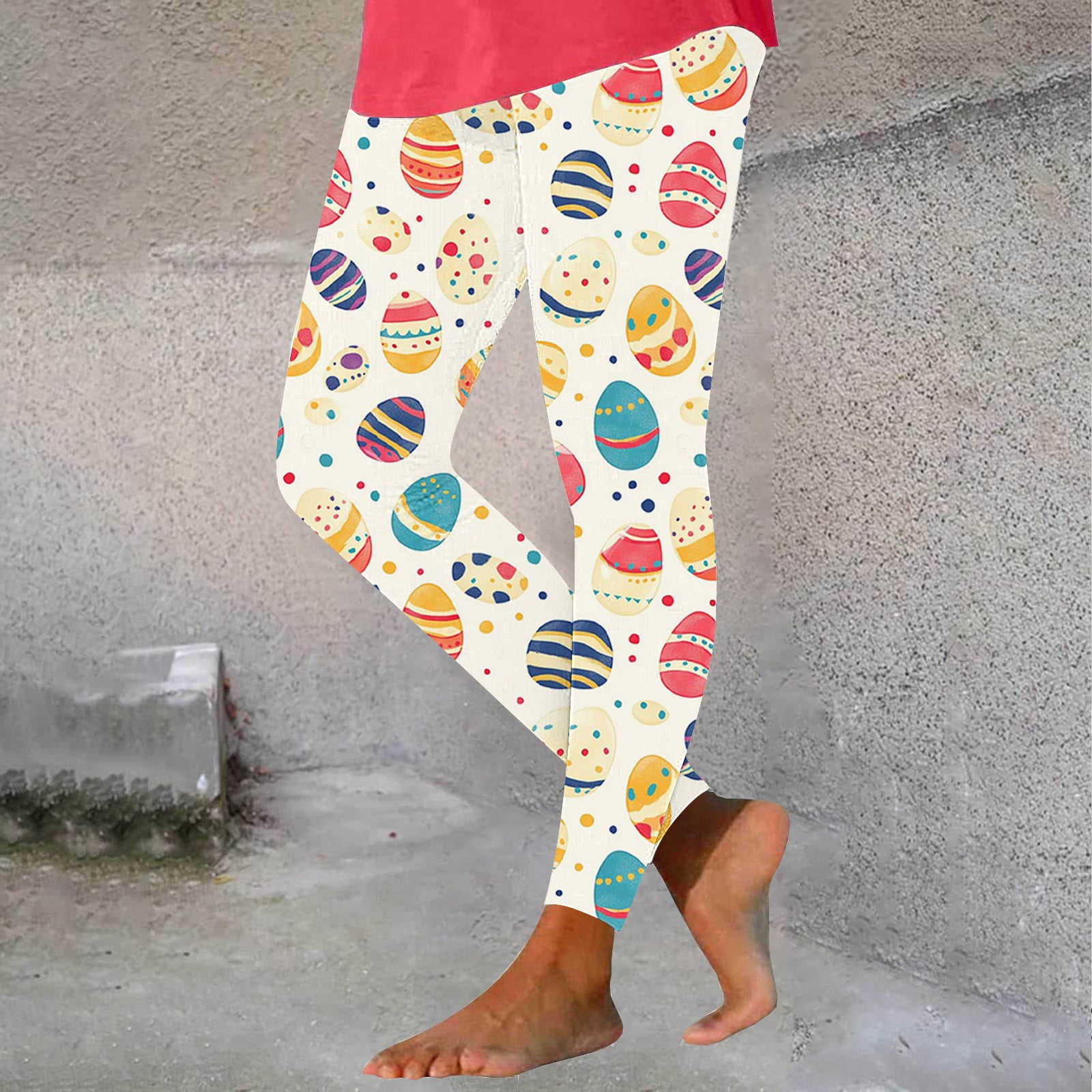 Click here for Styesk Womens Pants Ladies Fashionable Easter Prin... prices