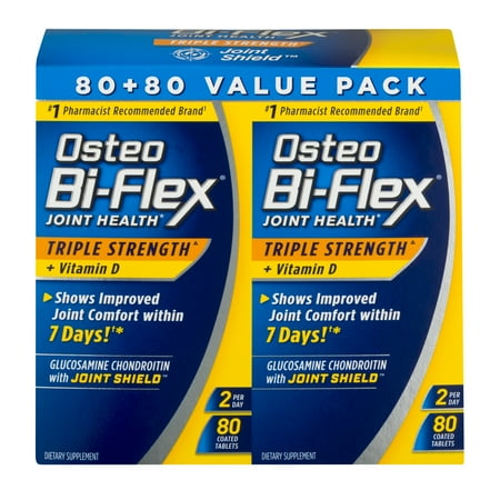 Osteo Bi-Flex Joint Health Dietary Supplement Value Pack, 160 count ...