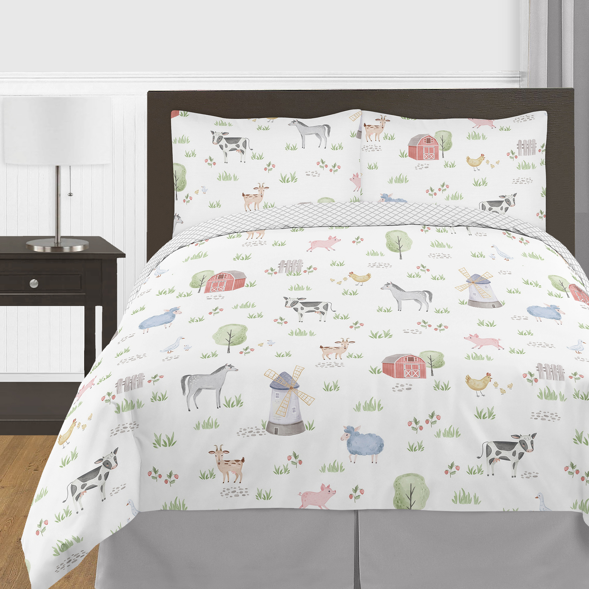 Farm Animals Full / Queen Comforter Set by Sweet Jojo Designs - Walmart.com