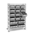 Seville Classics Extra Large Bins for Commercial Bin Rack System, 2pk ...