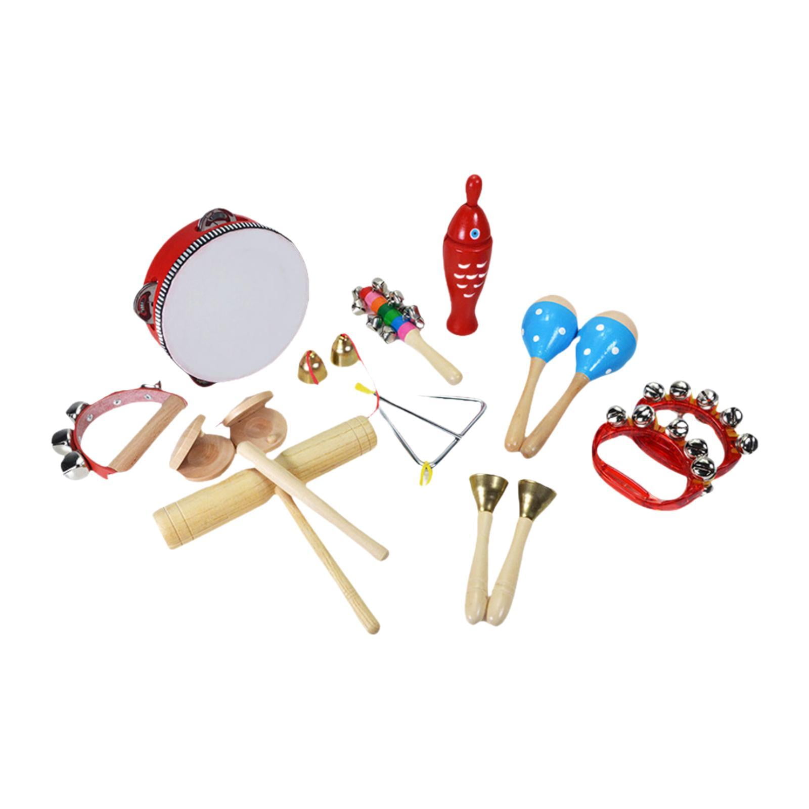 Juego de instrumentos musicales para niños pequeños, instrumentos de ...