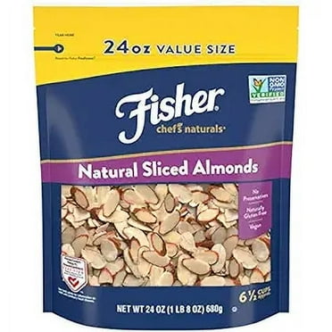 Fisher Chef's Naturals Toasted Sliced Almonds, 10 oz, Naturally Gluten ...