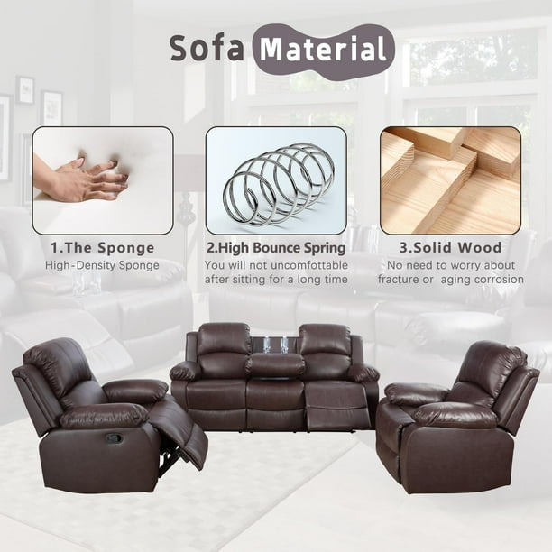 Microfiber living room set store