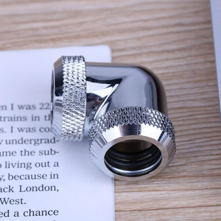 TB&W 14mm OD G1/4 Inner Thread 90 Degree Tube Connector for PC Water ...