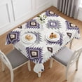 Farm Aztec Pattern Table Cloth 52x70in, Waterproof Rectangle Tablecloth ...