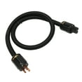 HiFi Power Cable 12AWG 3 Core Pure Copper Plug 125V 15A AC Power Cord ...