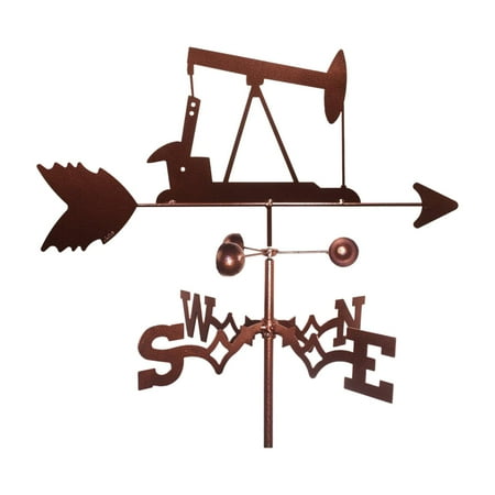 Iron Coated Weathervane Roof Mount Wind Indicator Outdoor Garden Roof ...