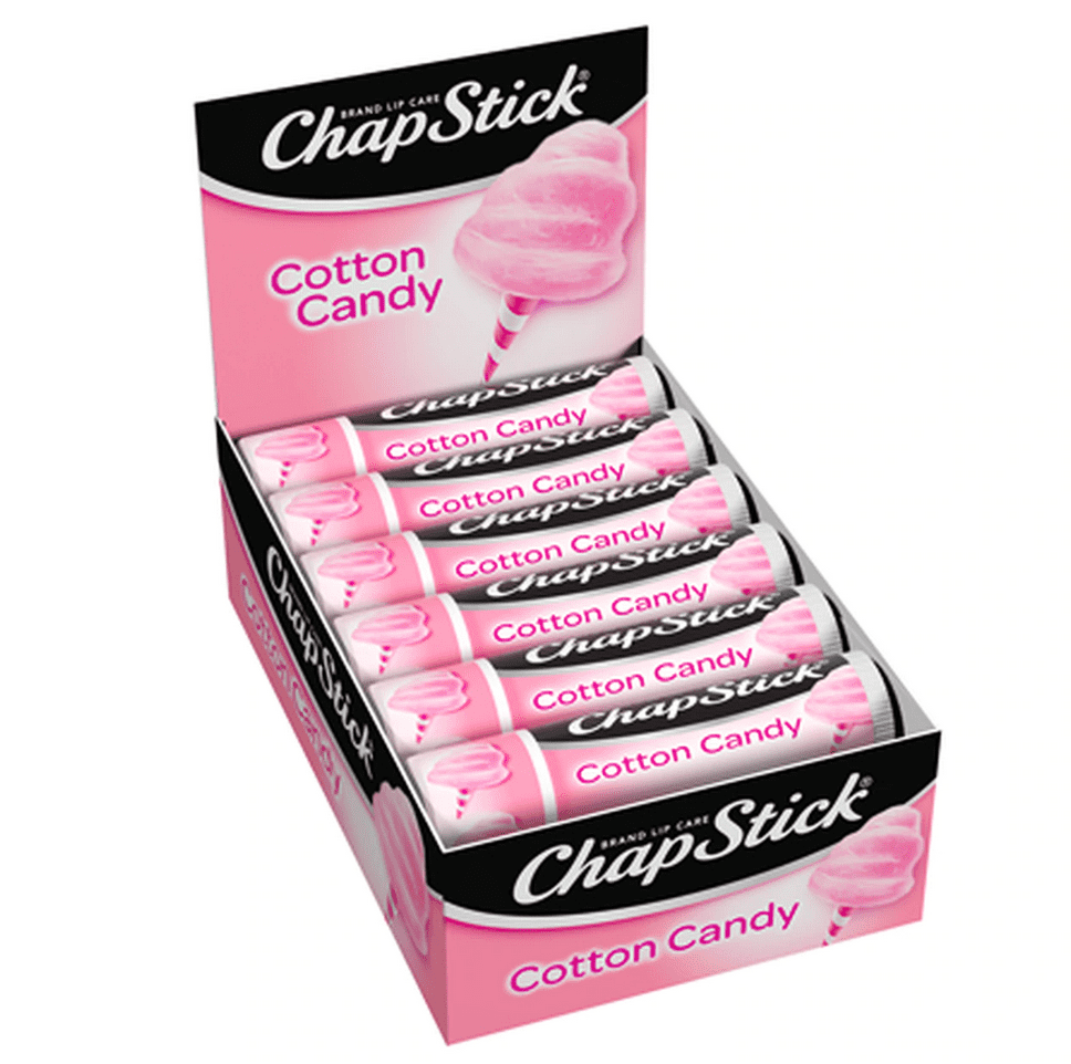 ChapStick Cotton Candy 0.15 oz, 12-Stick Refill Box - Walmart.com