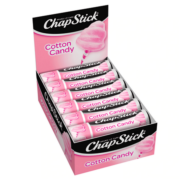 ChapStick Cotton Candy 0.15 oz, 12-Stick Refill Box - Walmart.com ...