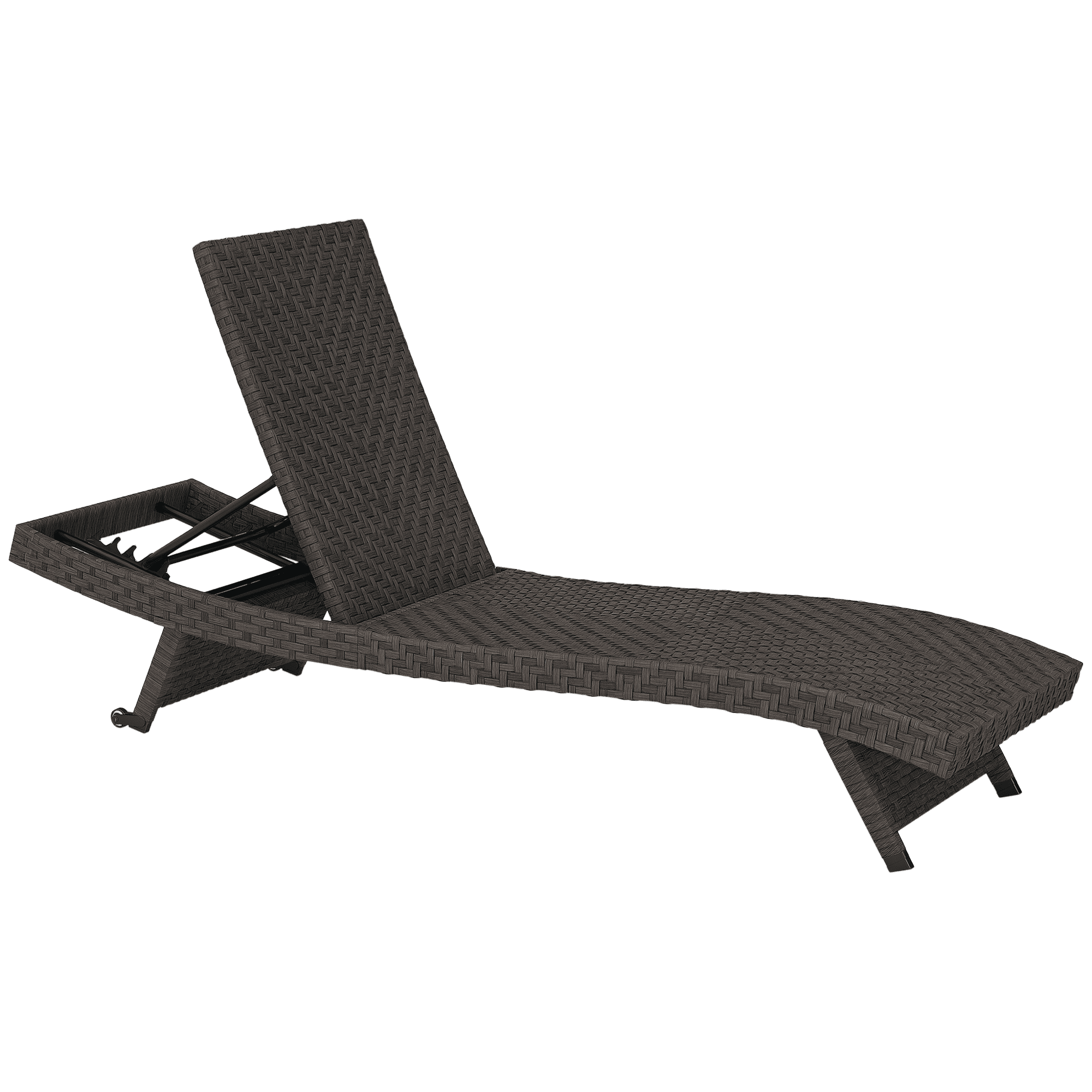 Click here for Outsunny Foldable Patio Lounger W/ 5-Level Adjusta... prices