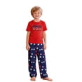 HTHLVMD Family Matching Sleepwear, Usa Patriotic Pajamas, Usa Flag ...