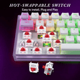 Womier WK61 Wired Mechanical Gaming Keyboard, 60% Mini Hot-Swappable ...