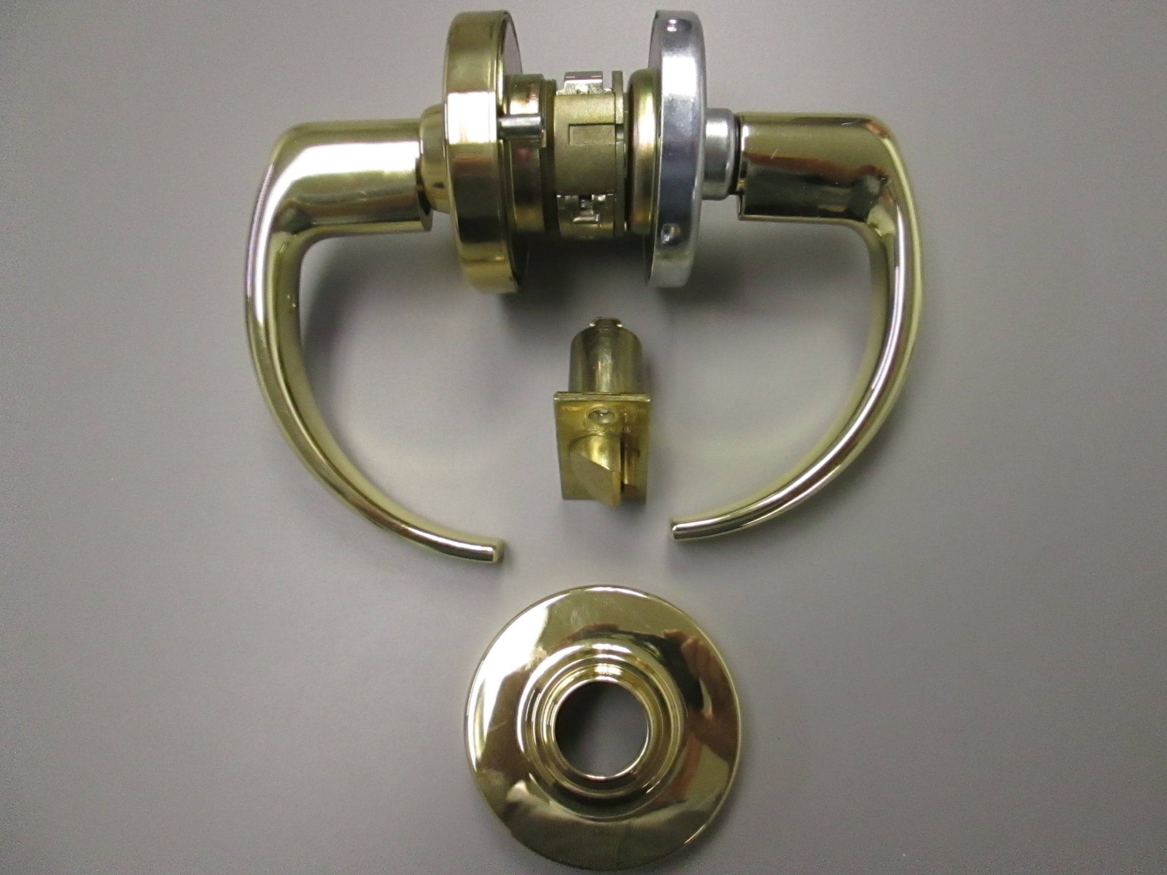 Schlage ND70BD Classroom Lever Set with Sparta Style Levers Polished ...