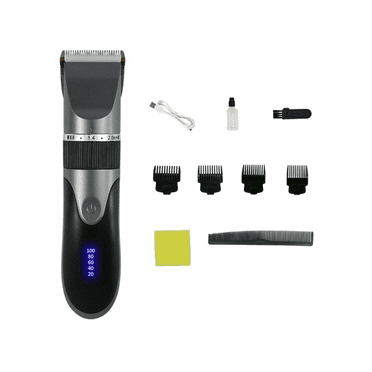 Kemei Cordless Hair Trimmer 0mm Clipper Professional Electric Cutting ...