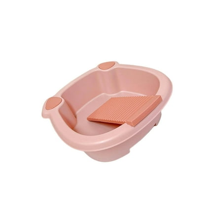 Washing Clothes Bucket Hand Wash basin with Board for T Shirts Cleaning ...