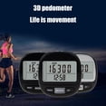 3D Pedometer for Walking, Step Counter with Removable Clip and Lanyard ...