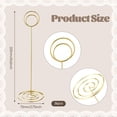 36 Pieces 8.75 Inch Gold Table Sign Holder Stands for Wedding Birthday ...