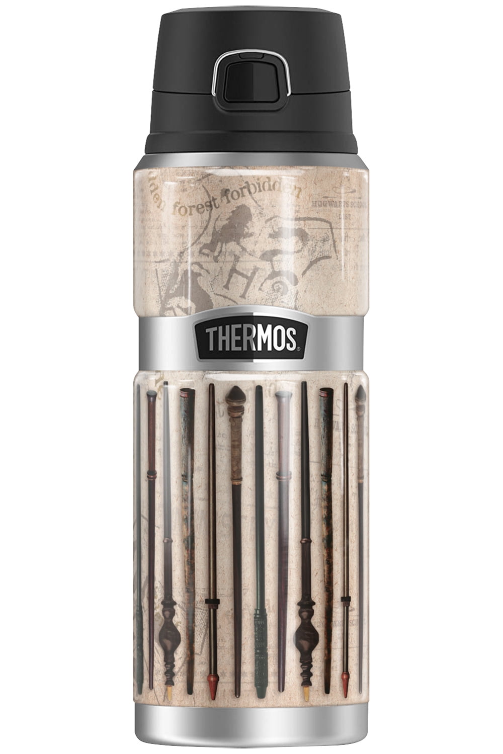 Harry Potter Wand Collage THERMOS STAINLESS KING Stainless Steel Drink ...