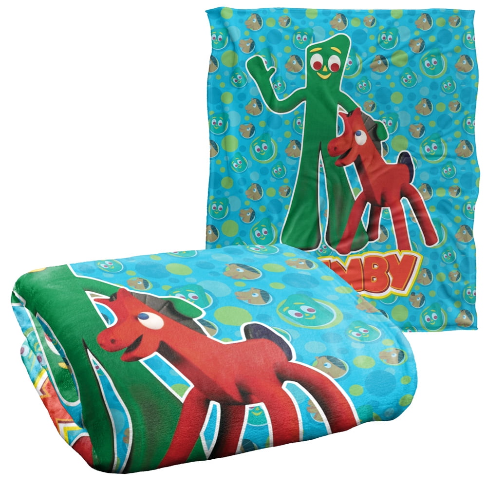 Gumby Best Friends Officially Licensed Silky Touch Super Soft Throw ...