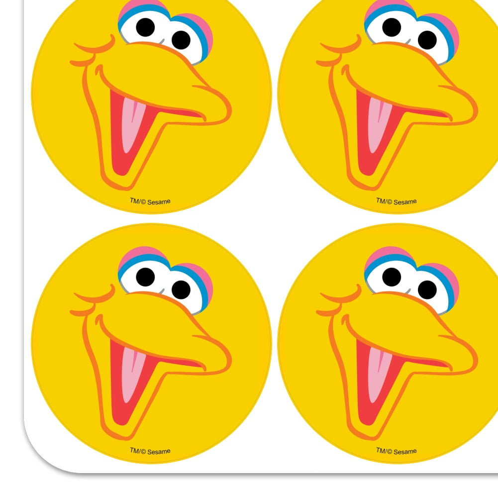 Sesame Street Big Bird Face Template