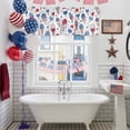 4th of July Window Valances for Kitchen, Patriotic Ice Cream ...