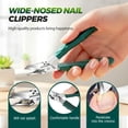 Wide Jaw Stainless Steel Slanted Nail Clipper for Ingrown Toenails ...
