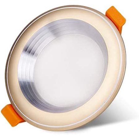 5W Highlight Living Room LED Downlight Tricolor Anti-stroboscopic High ...