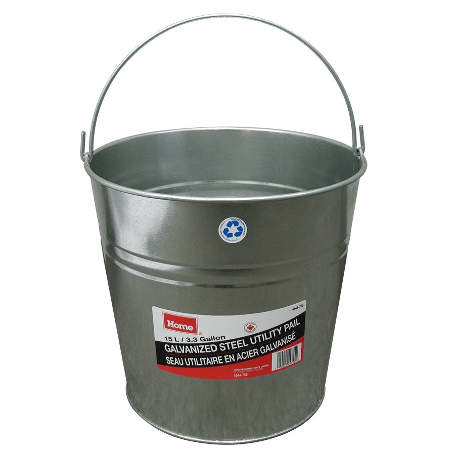 15L Galvanized Utility Pail | Walmart Canada
