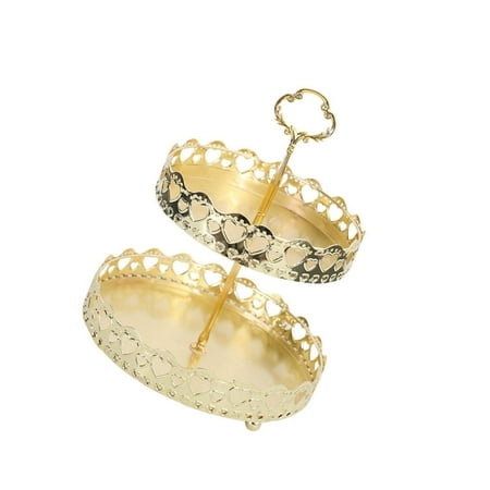 Nordic Texture Storage Tray Double Fruit Storage Trays 2 Tier Snack ...