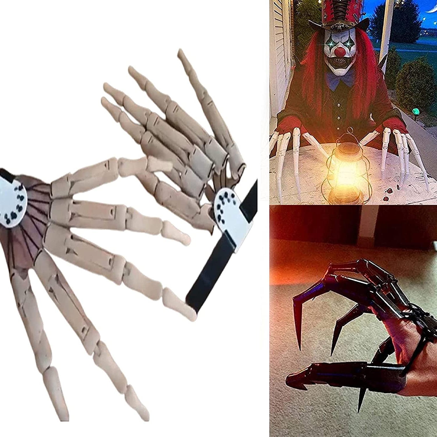 Halloween Articulating Fingers, 3D Printed Articulating Finger ...