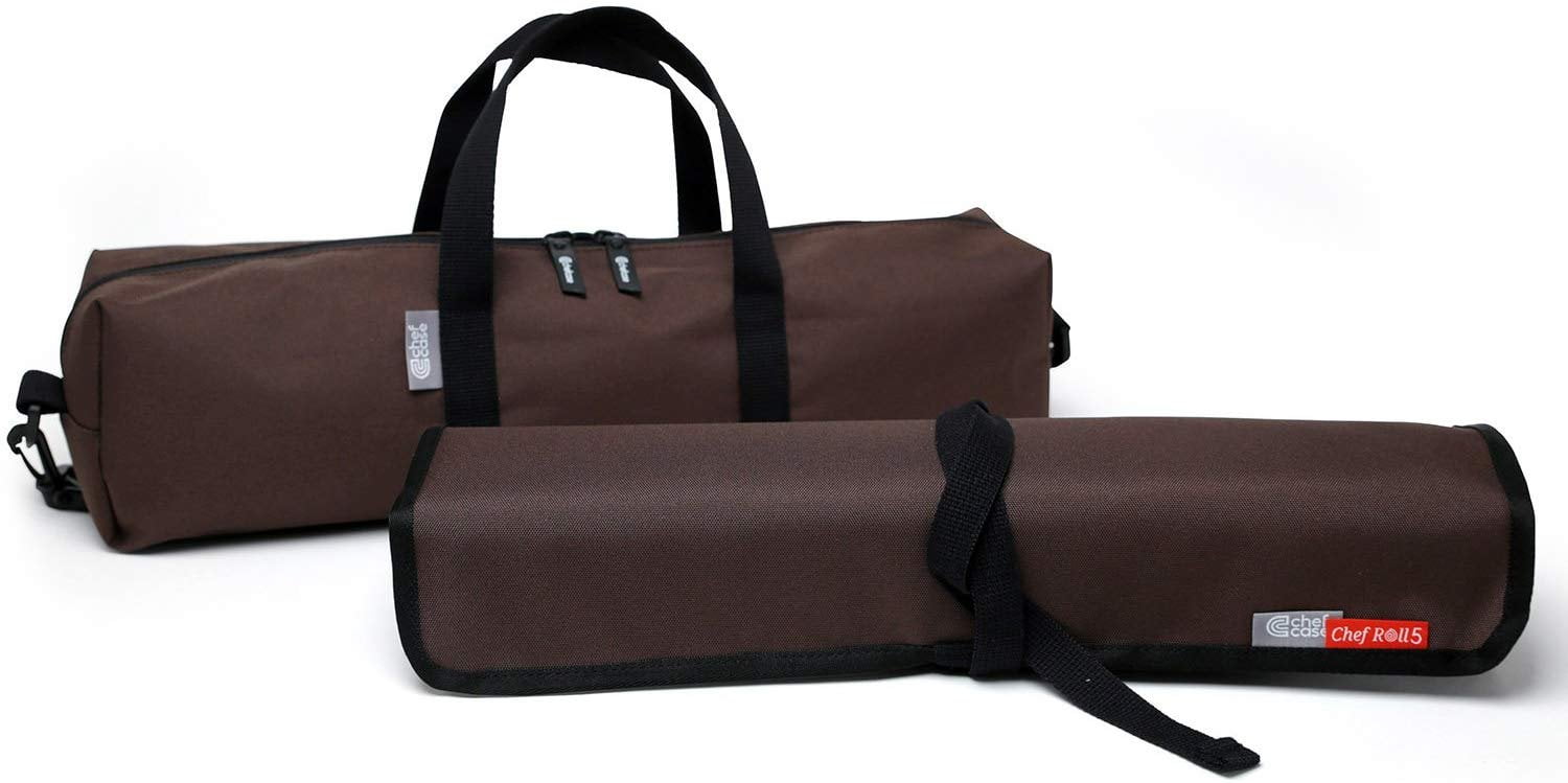 Chefcase Chef ROLL 5 Professional Empty Brown Kitchen Pouch Bag with ...