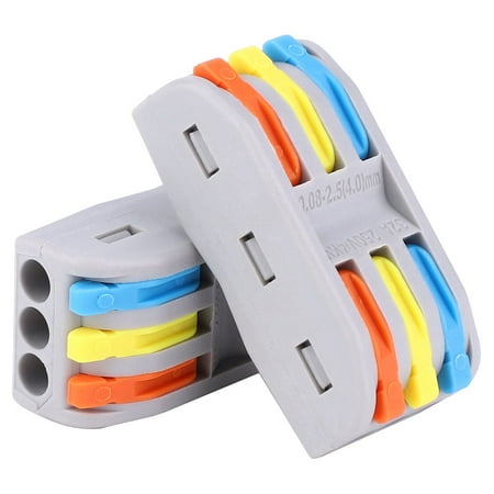 Conductor Terminal Block 20PCS 11~28AWG PCT-2-3 Electric Cable Wire ...
