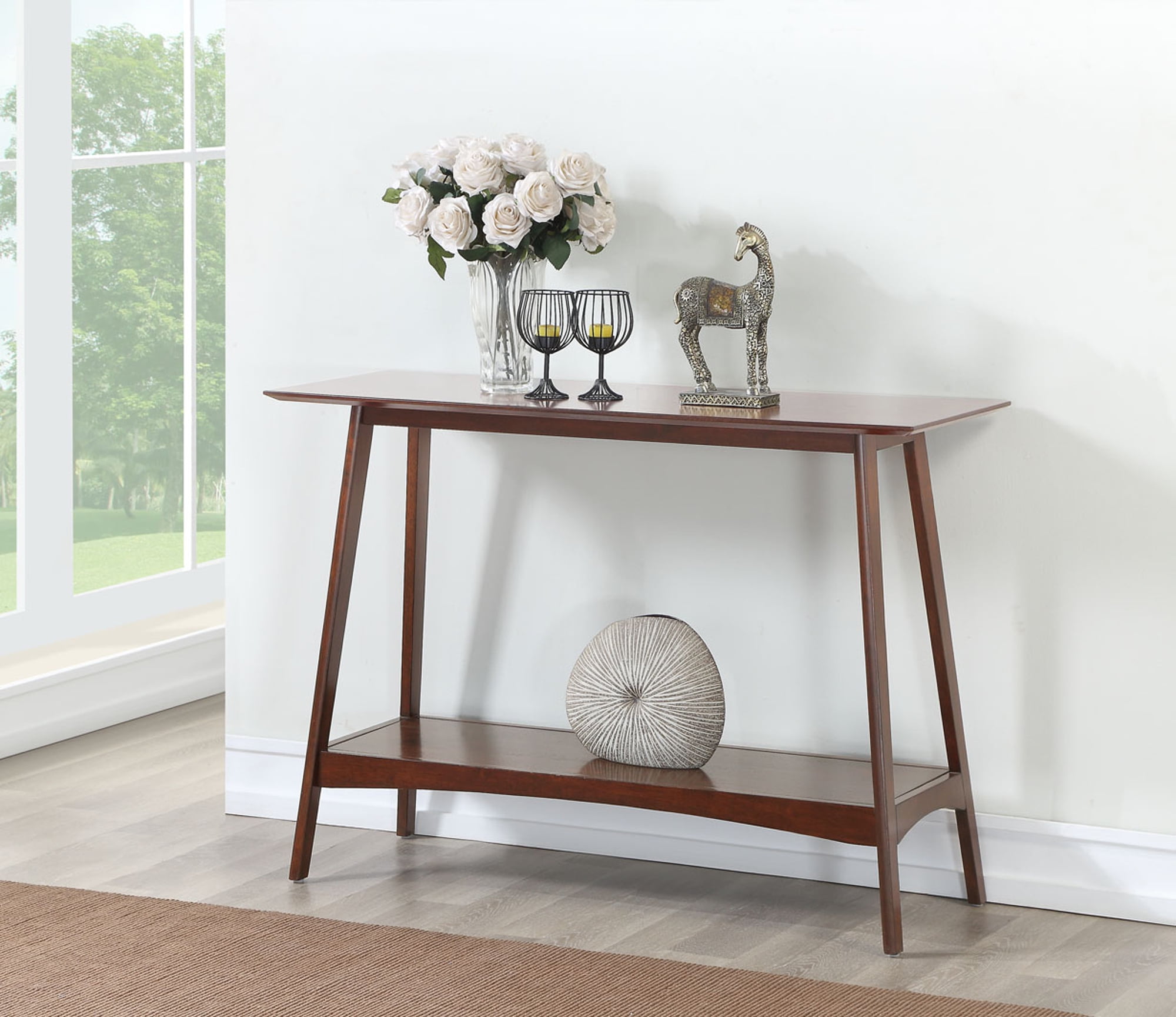 Convenience Concepts Mid-Century Modern Alpine Console Table, Multiple ...