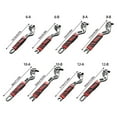 Double Head Auto Locking Adjustable Wrench Spanner with Large Opening ...