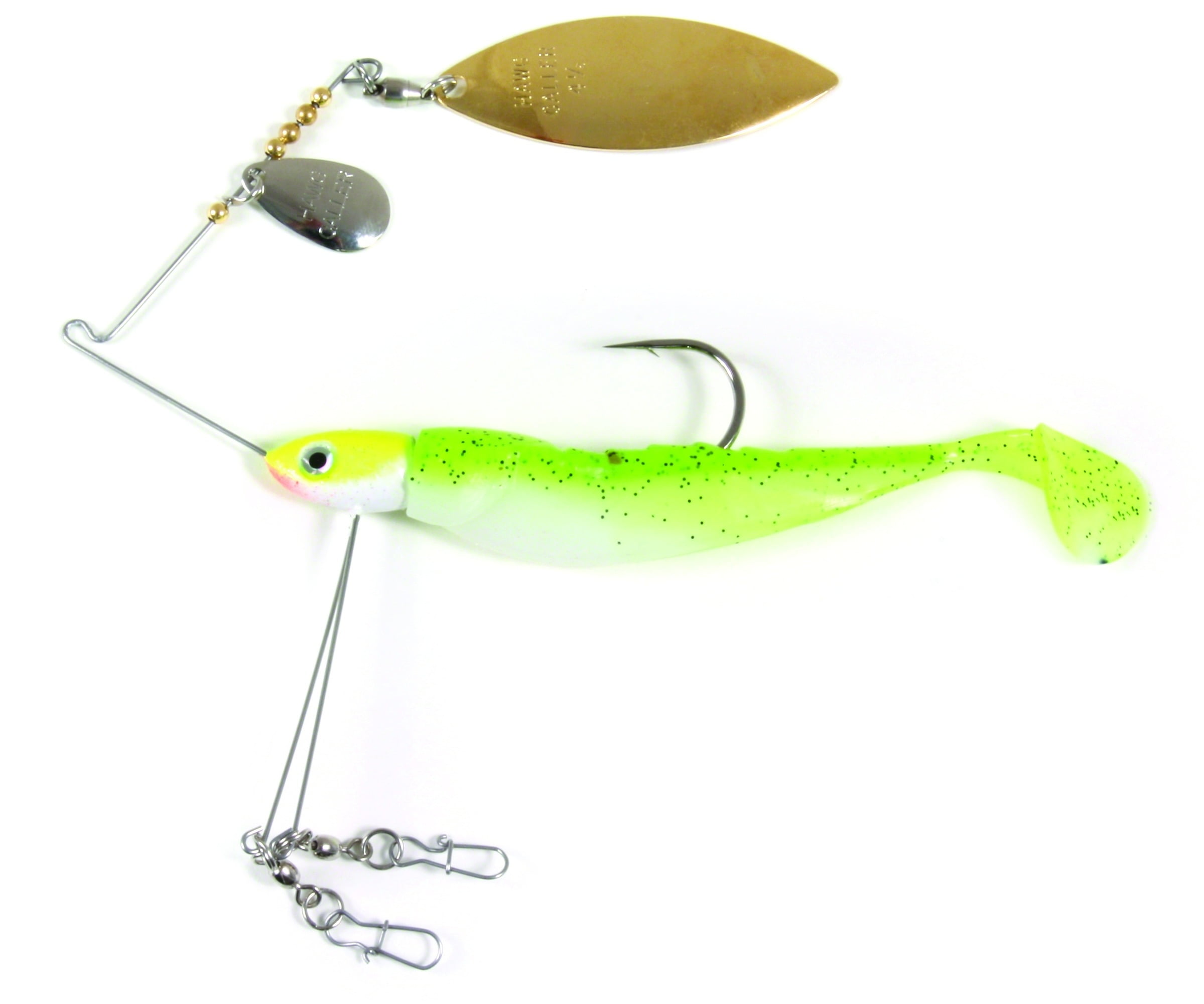 Lunker Lure 36120762 Triple Play Spinnerbait With Shad Tail - Walmart ...