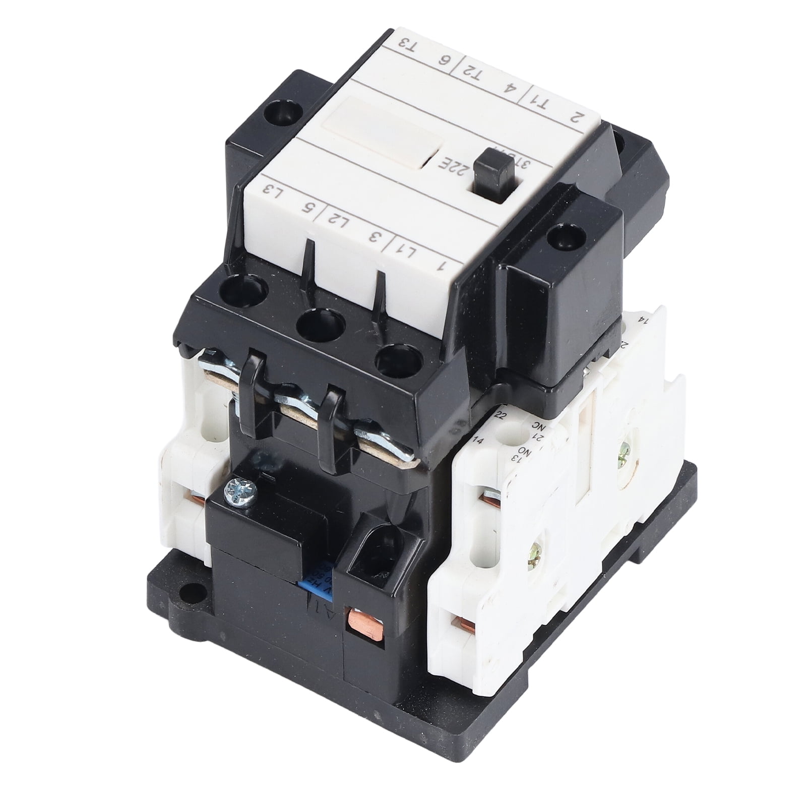 Contactor de CA, 2NC+2NO Contactor de CA Pa66 Contactor de riel DIN ...