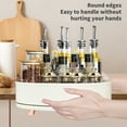 360 Degree Rotating Kitchen Spice Shelf,Large Capacity Cosmetics ...