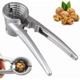 Agiufgs Nut Cracker Zinc Alloy Heavy, Spring-Loaded with Handle, for ...